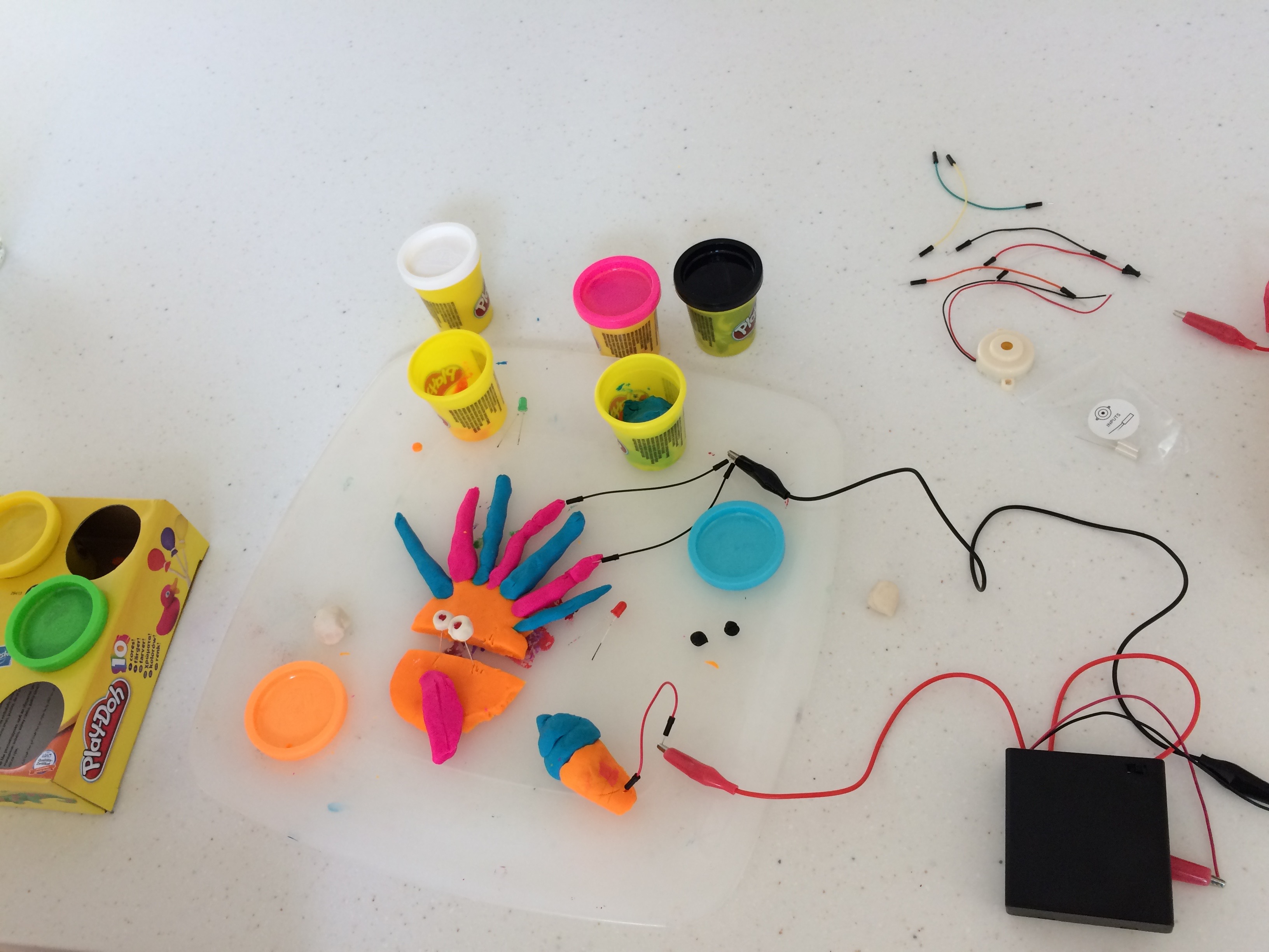 Interactive Electro Dough Ice Cream Eating Monster – The steamship